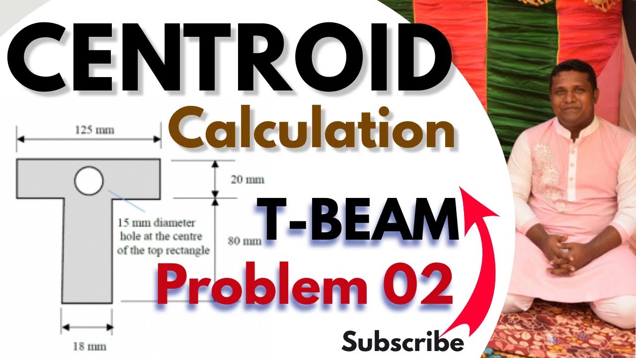 Centroid Calculation of a T-Beam | Composite Shape Centroid ...