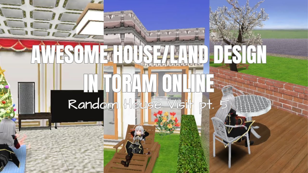 Awesome House / Land Design in Toram Online! | Random House Visit pt. 5 ...