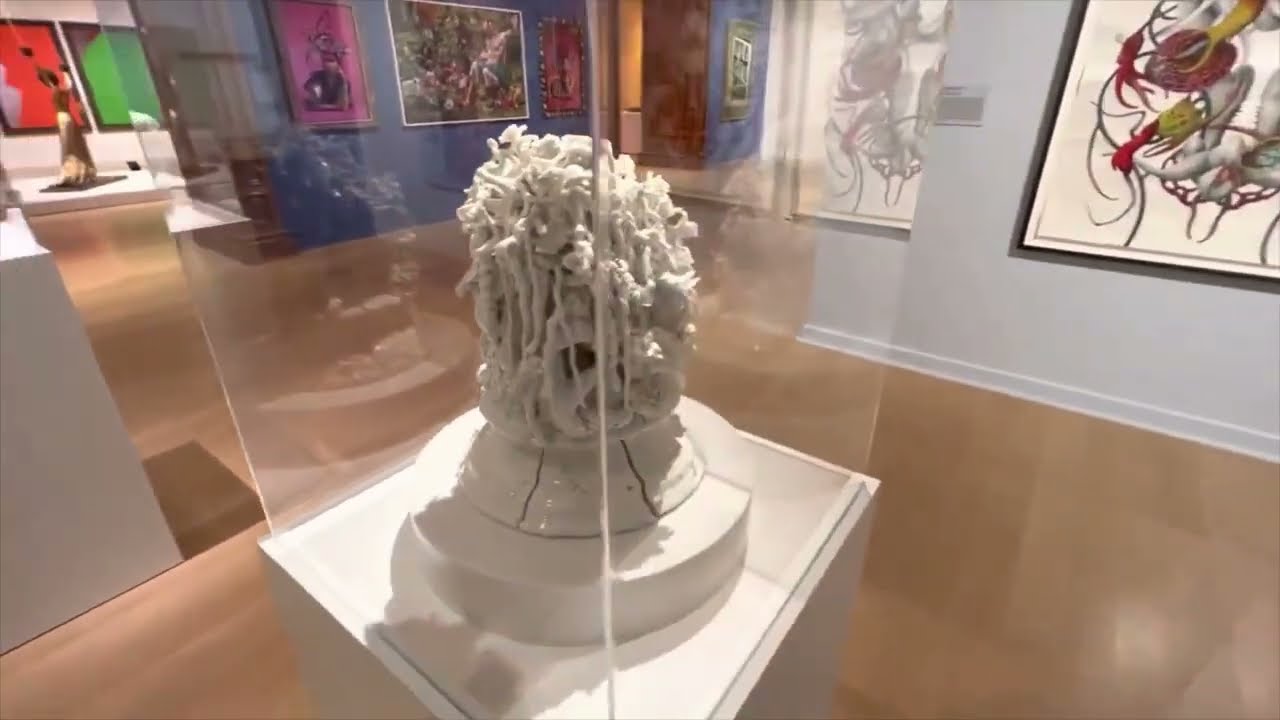 Bellagio Fine Art Gallery Walk Through Tour - In Bloom Exhibit - YouTube