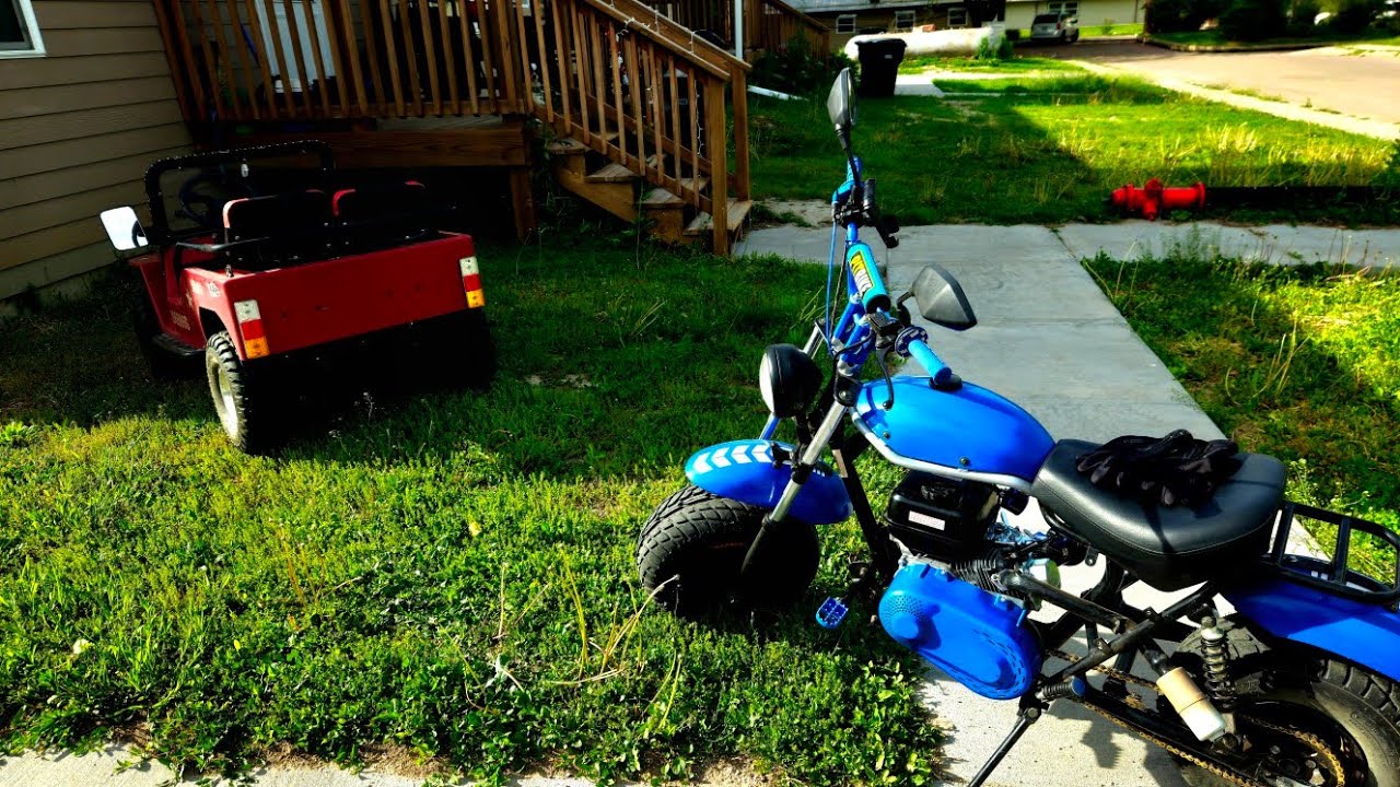 *Fun Times* On The Trailmaster Mb-200 & The X-Pro Mini Jeep - YouTube