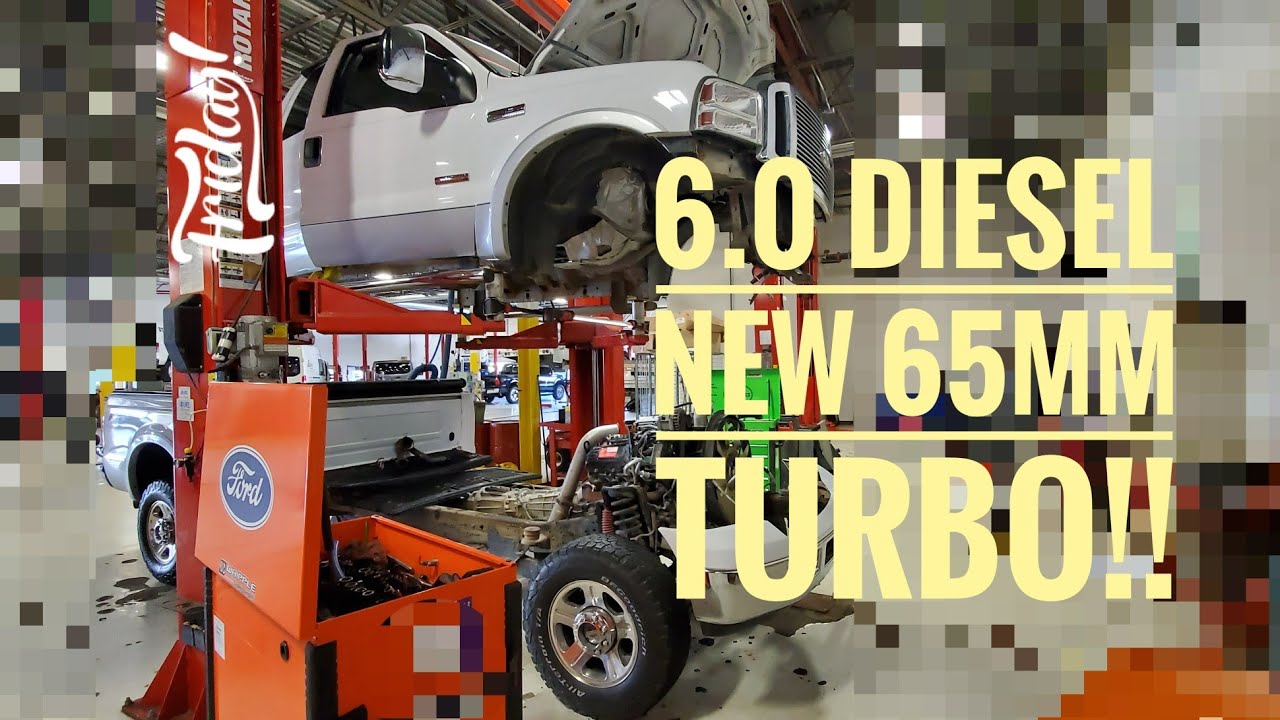6.0 Diesel PowermaX Turbo Install!! - YouTube