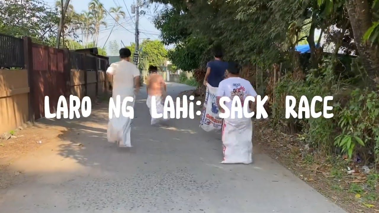 Sack Race // Laro ng Lahi - YouTube