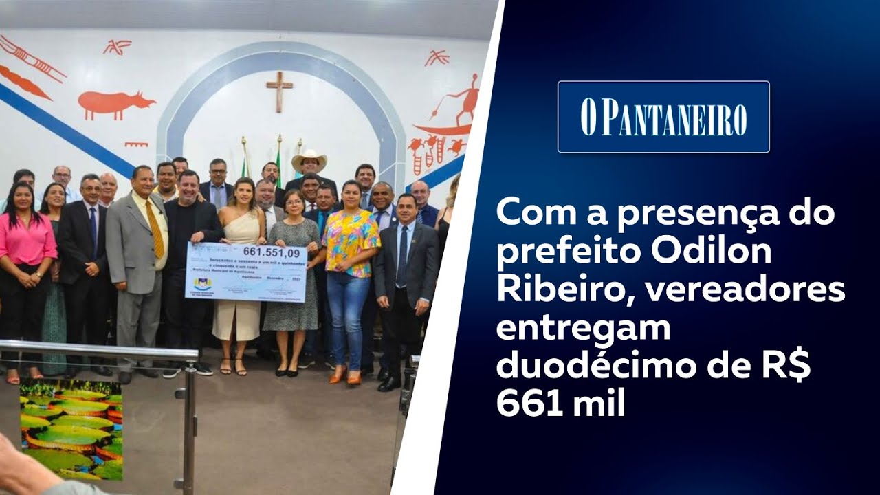 Com a presença do prefeito Odilon Ribeiro, vereadores entregam ...