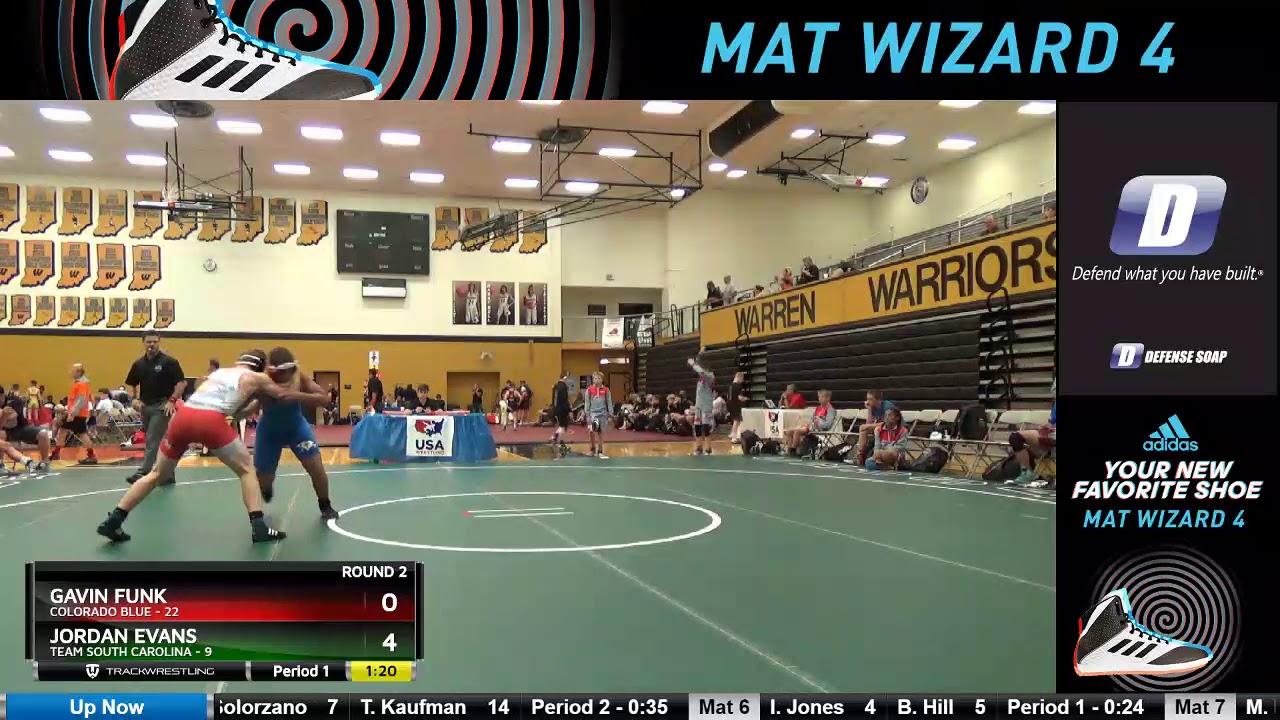Mat 15 165 Gavin Funk Colorado Blue Vs Jordan Evans Team South Carolina ...