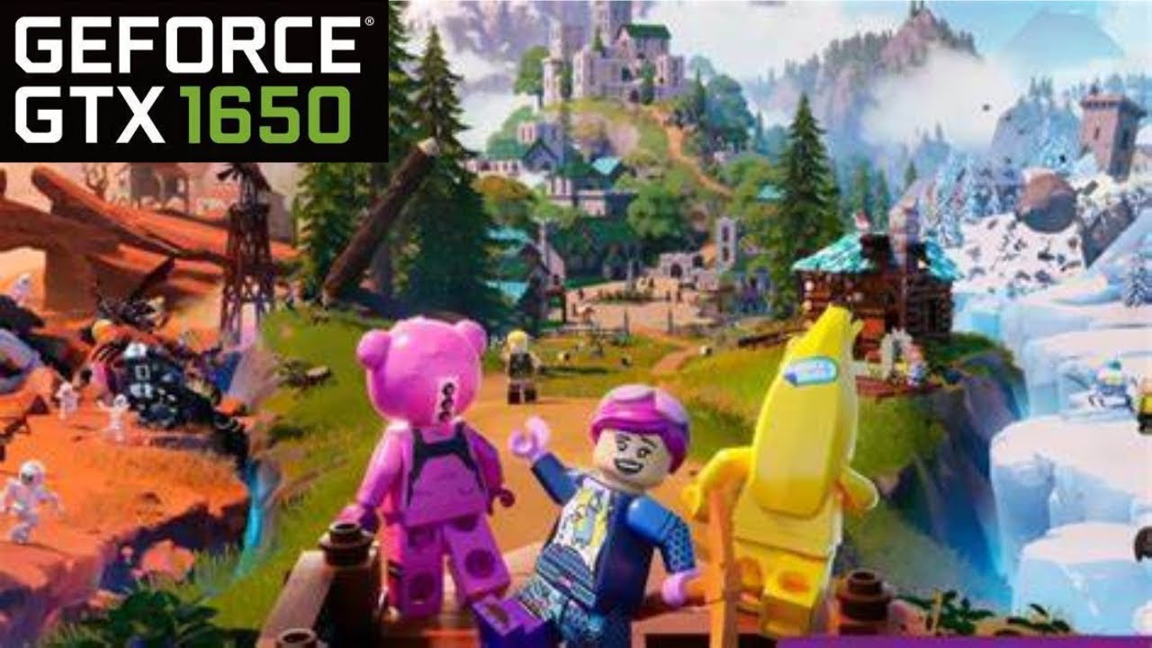 GTX 1650 in LEGO Fortnite - 1080p Low to Epic Settings - YouTube