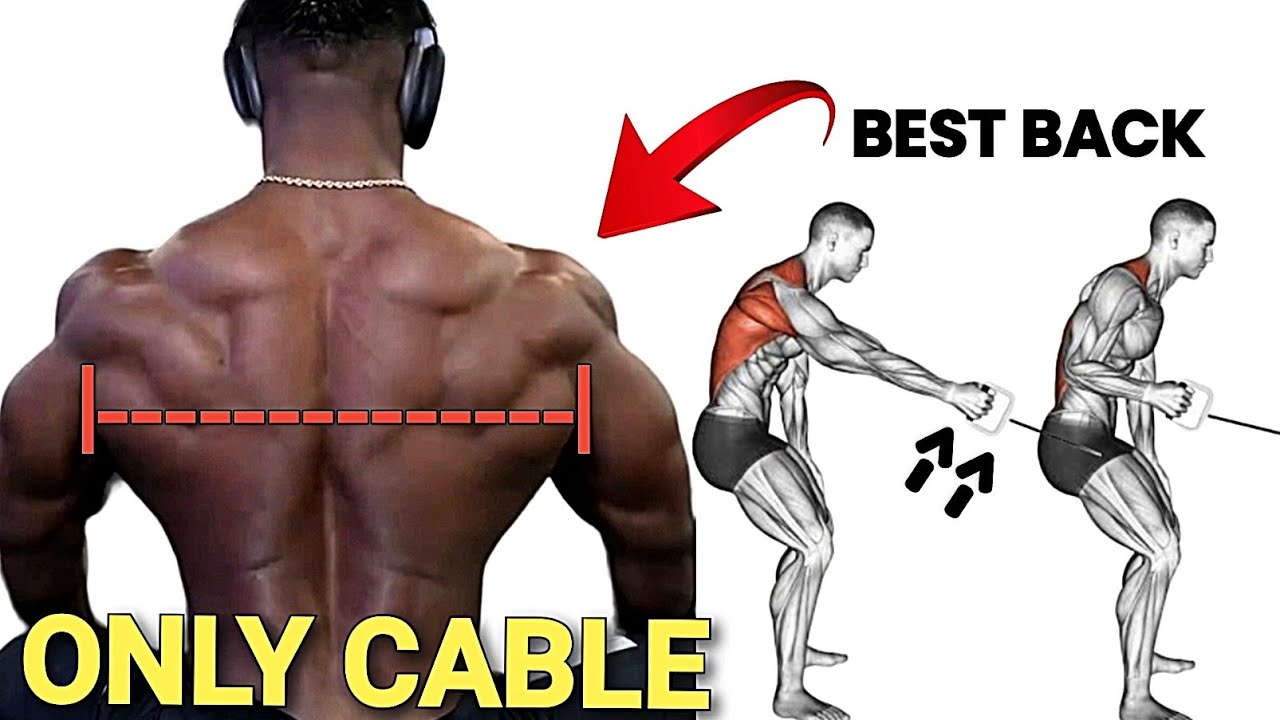 Top Back Exercises Perfect With Cable To Build Wider Back | Back ...