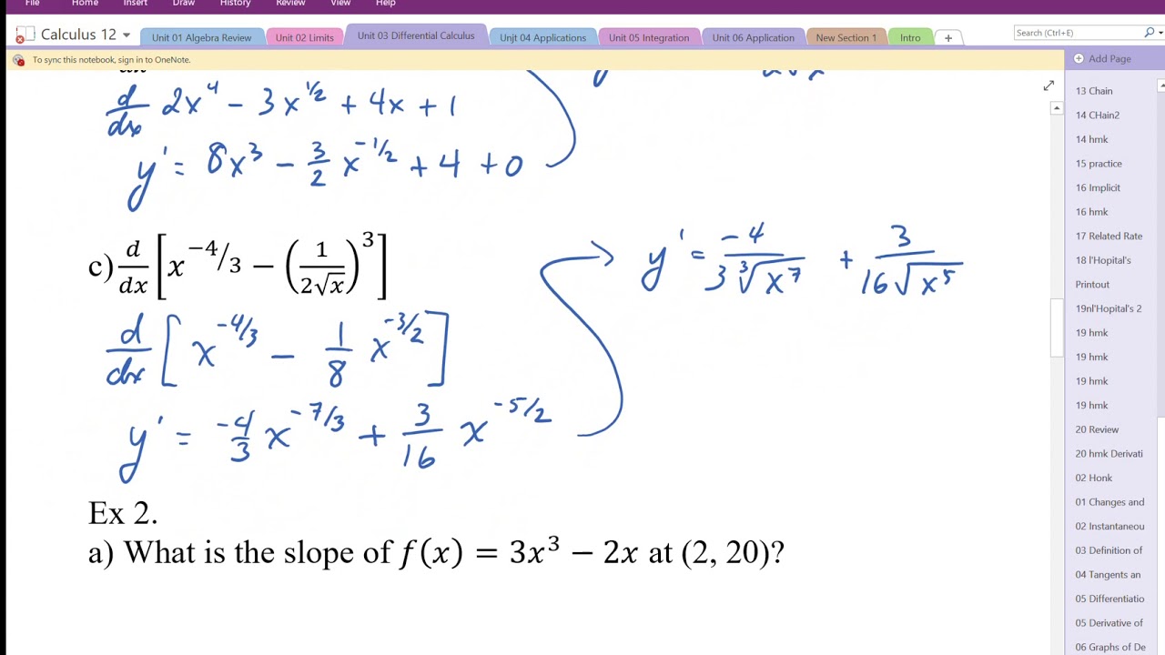 05 Differentiation with Power Rule Part3 - YouTube