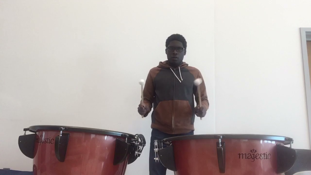 Learning how to play an actual timpani! I don’t know how it worked out ...