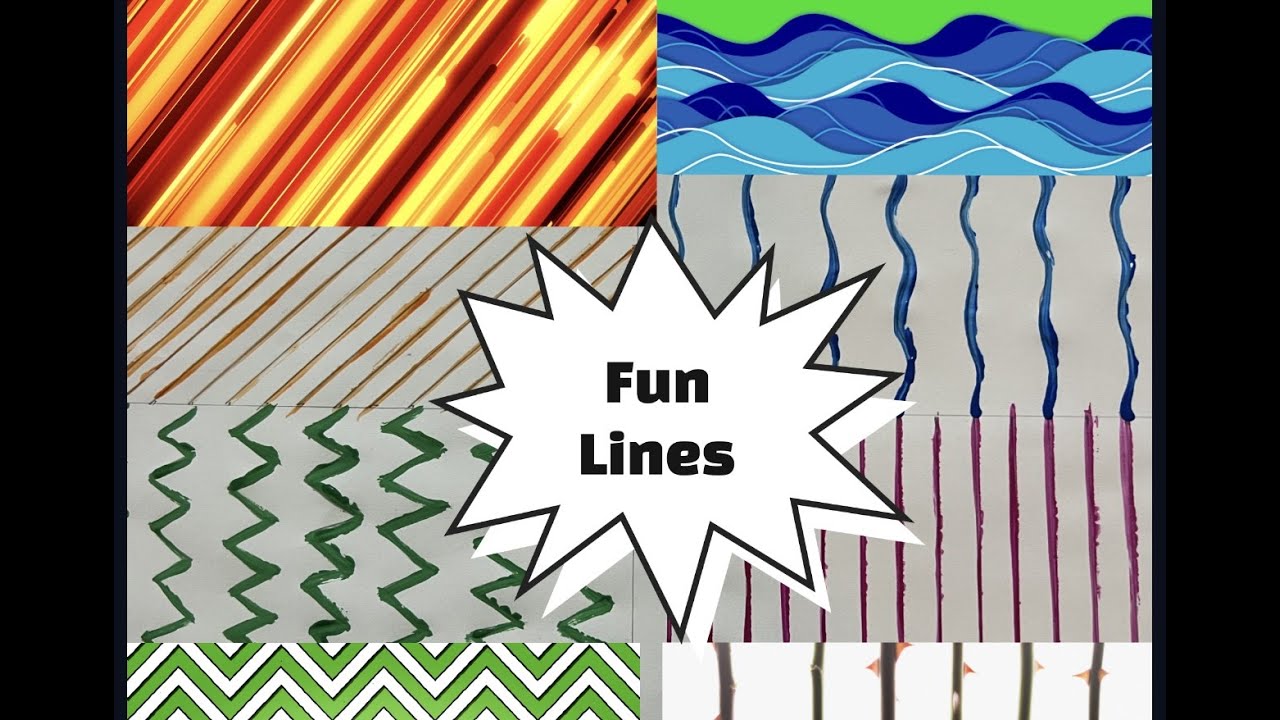 draw Fun Lines art & craft - YouTube