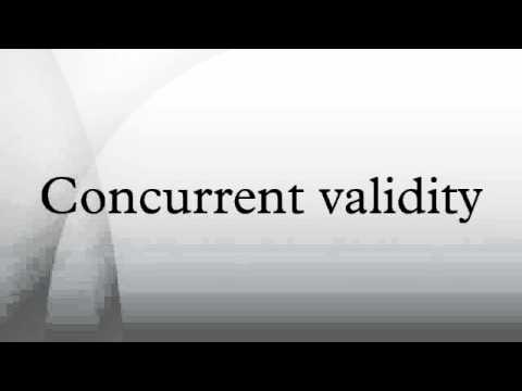 Concurrent validity - YouTube