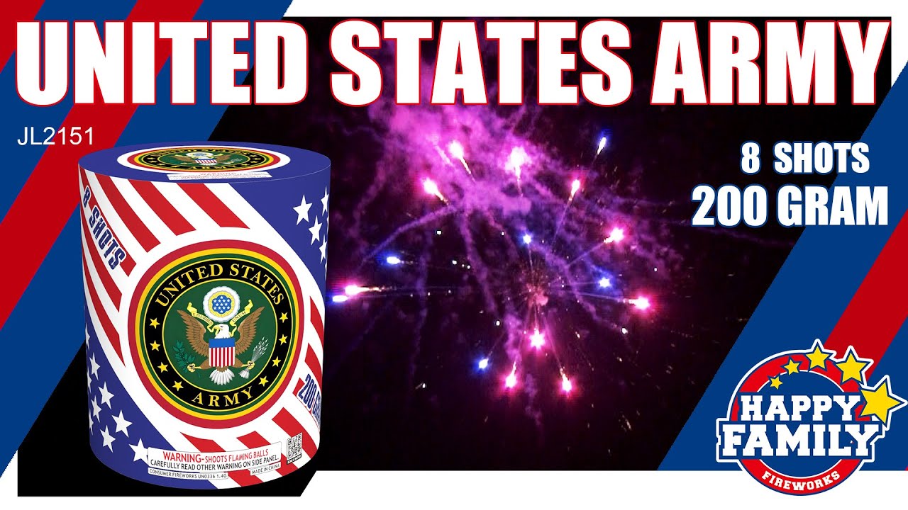 JL2151UNITED STATES ARMY from Happy Family Fireworks #fireworks - YouTube