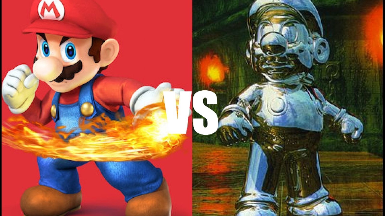 Super Smash Bros. for Wii U - Online Battles 116 (Mario VS Metal Mario ...