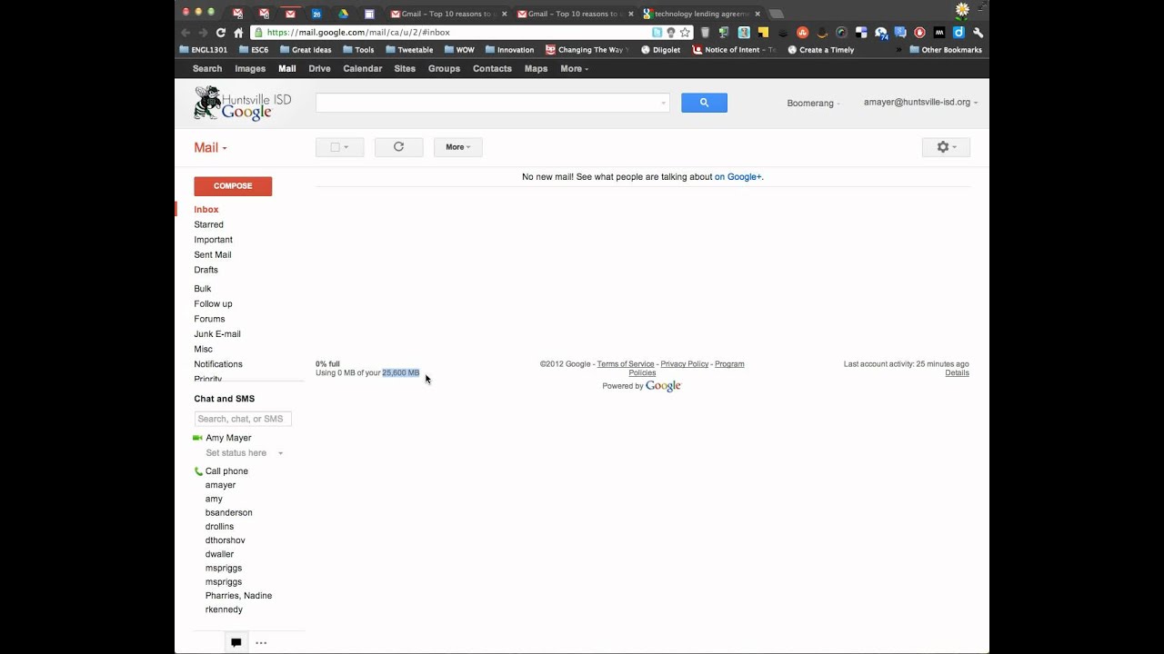 Getting Started with Google Apps Mail (Gmail) - YouTube