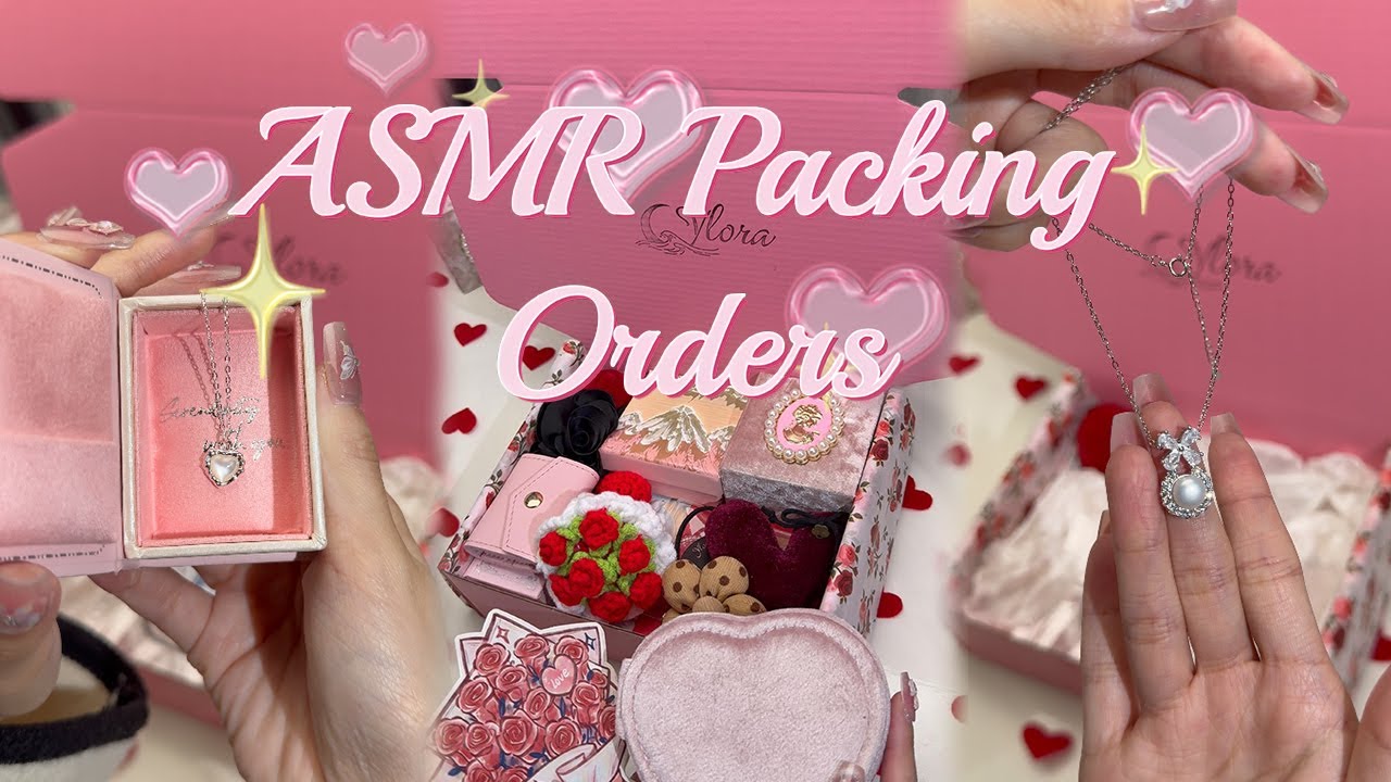 ASMR Packing Orders| Limited Edition Packaging! Watch Me Pack Your ...