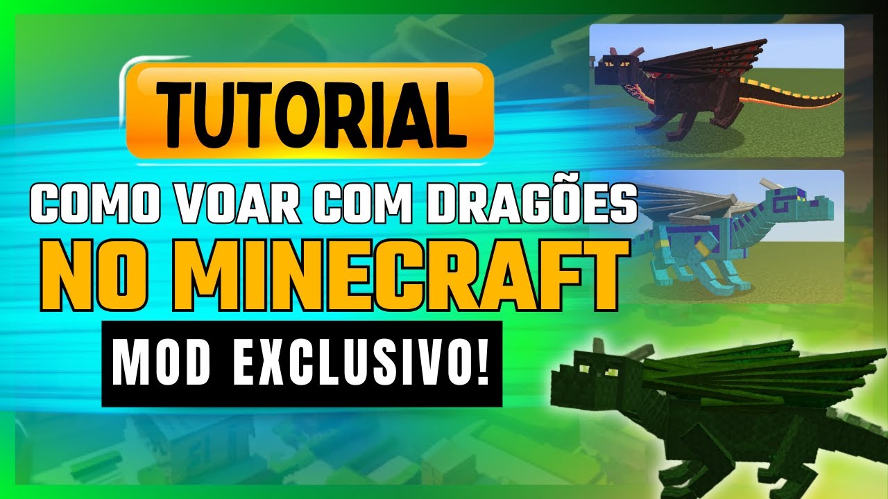 ️ MELHOR mod de DRAGÃO no MINECRAFT - DRAGOES ELEMENTAIS - YouTube