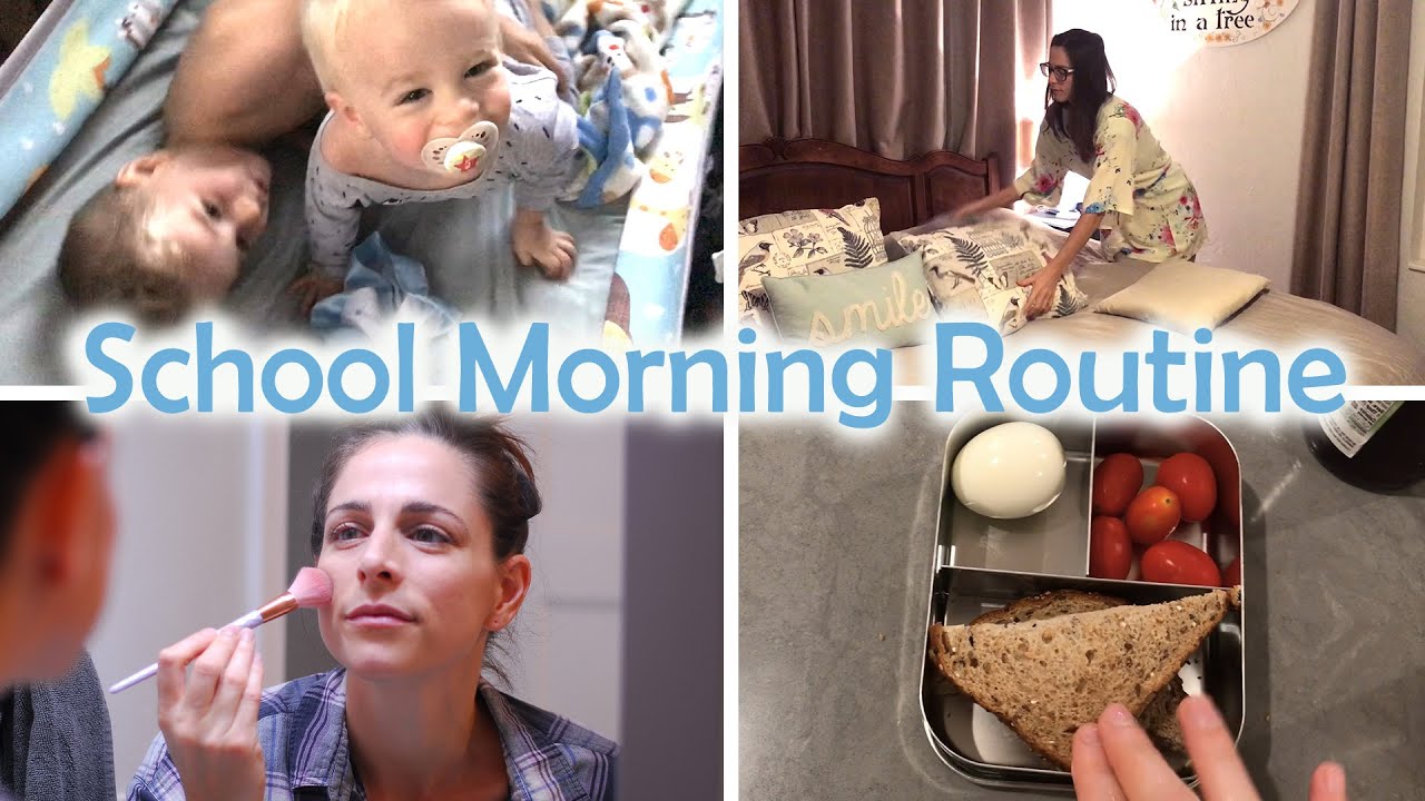 MORNING ROUTINE WITH 2 KIDS | preschooler and toddler - YouTube