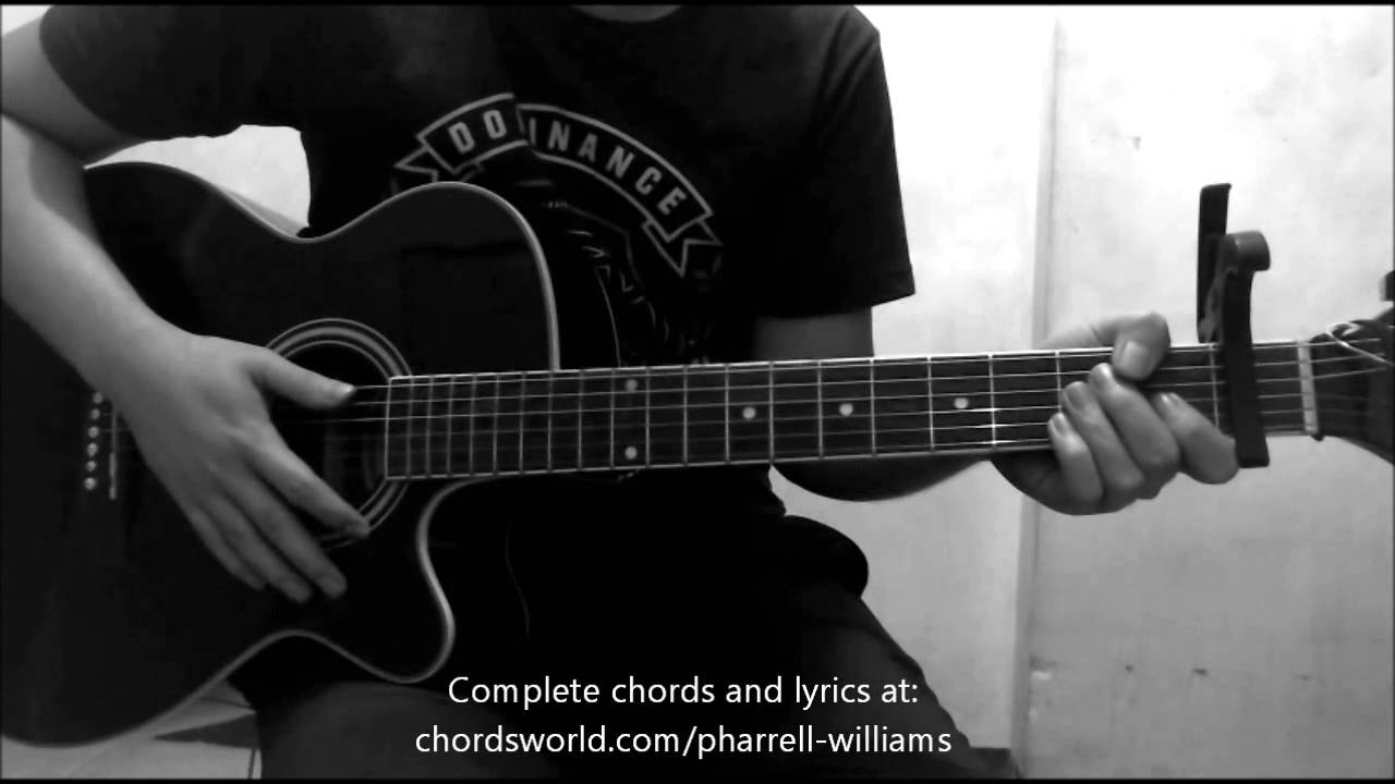 Happy Chords by Pharrell Williams - How To Play - chordsworld.com - YouTube