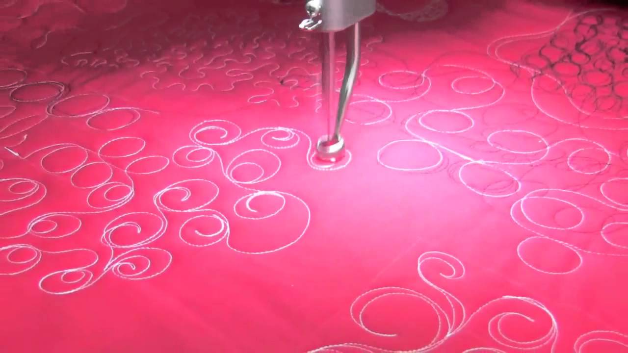 APQS Tutorial: Circle Echo Meander - YouTube