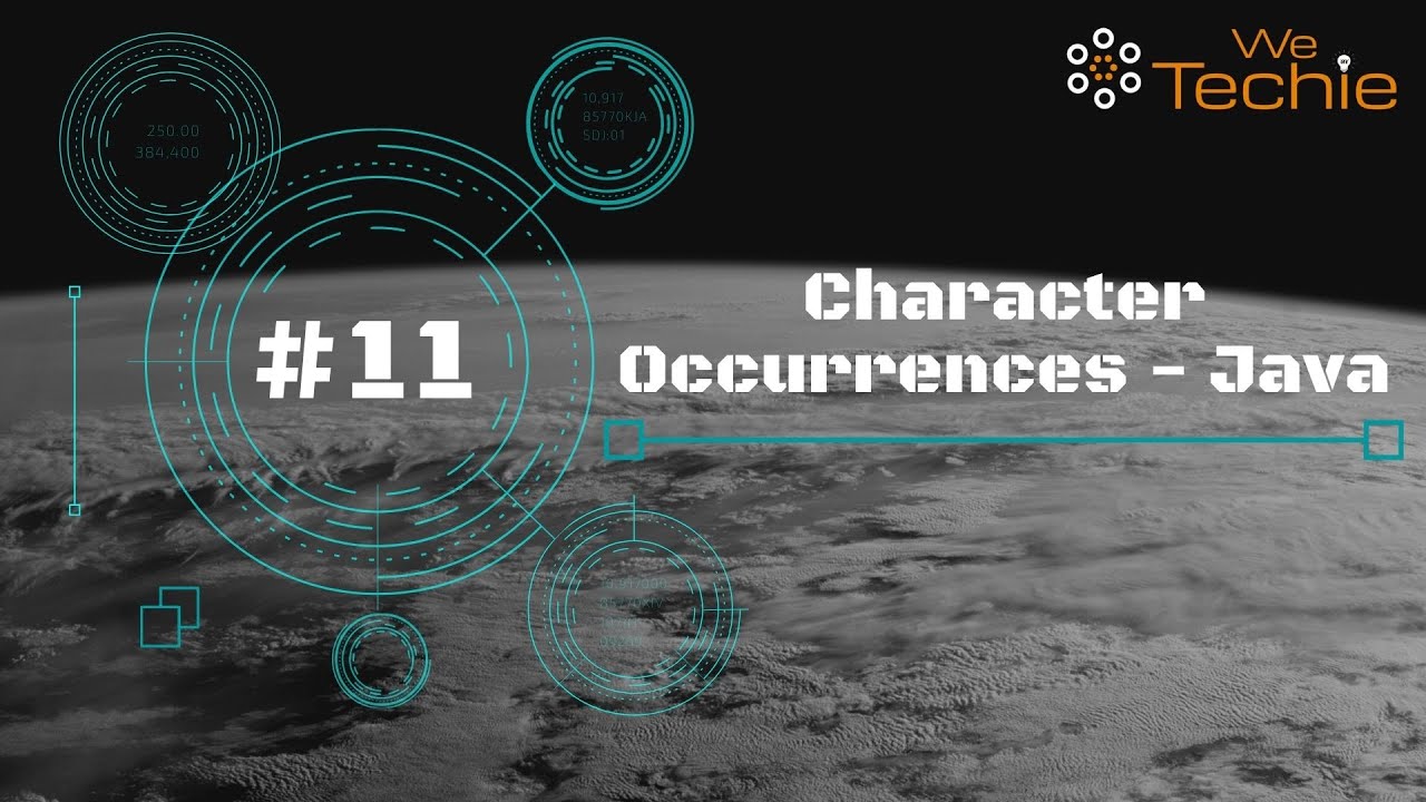 11 Character Occurrence Java Wetechie Youtube