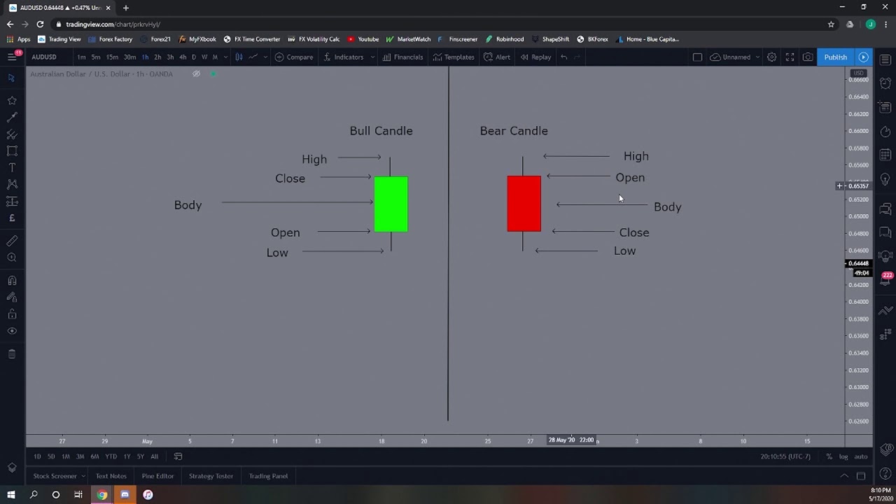 HOW TO UNDERSTAND TRADING CANDLES (BASICS) (NEW TRADERS) - YouTube