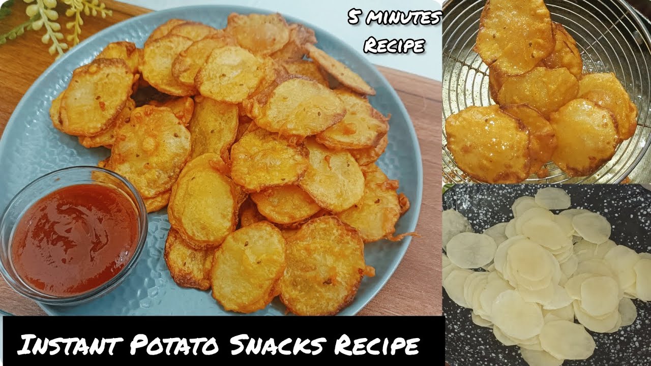 Instant Potato Snacks Recipe | 5 minutes Recipe | - YouTube