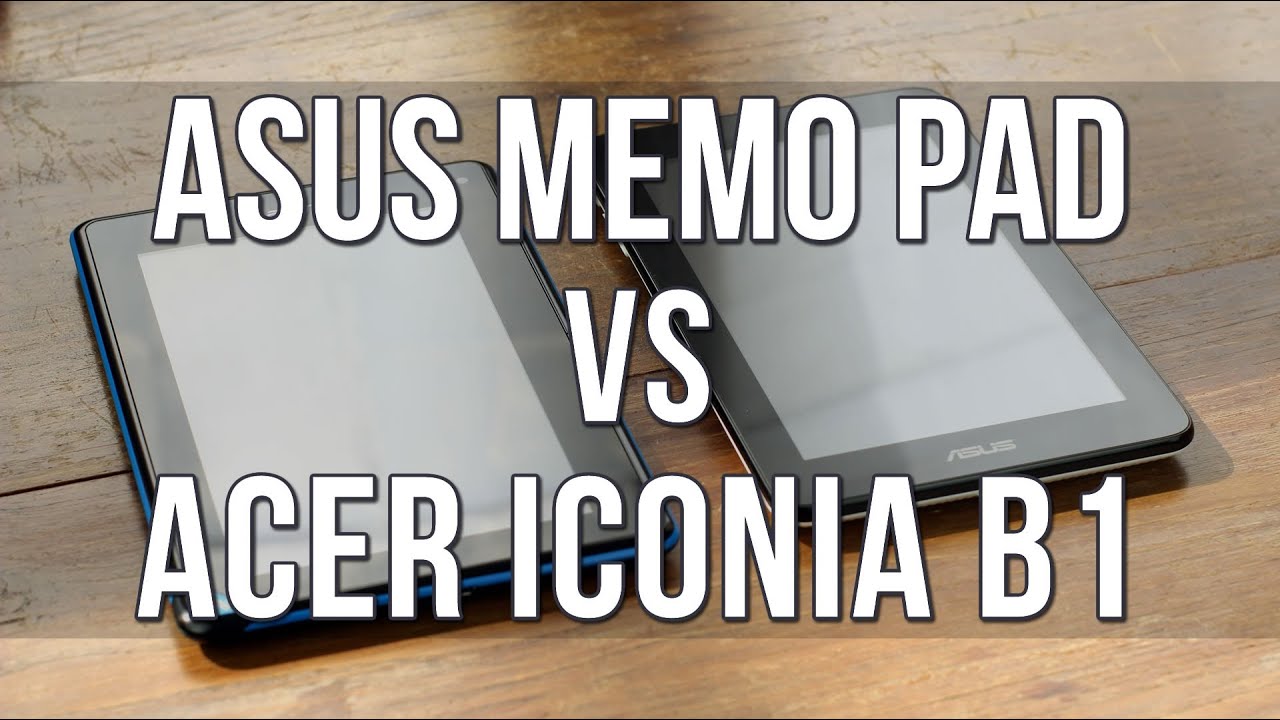 ASUS MeMo Pad vs Acer Iconia B1 [eng subs] - YouTube