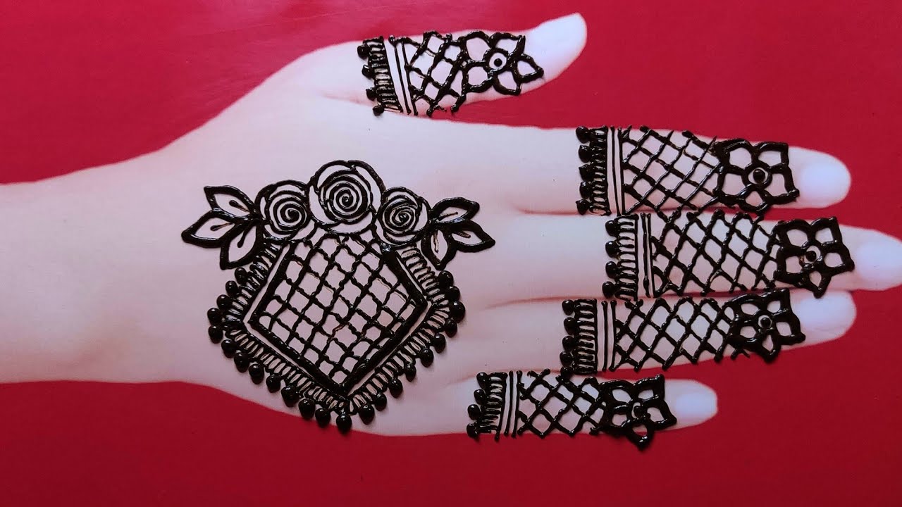 Stylish Mehandi Ke Designs| Latest back hand mehandi ki designs| New ...