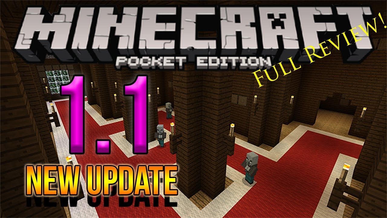Minecraft PE 1.1 (The Discovery Update) Released! Review - YouTube