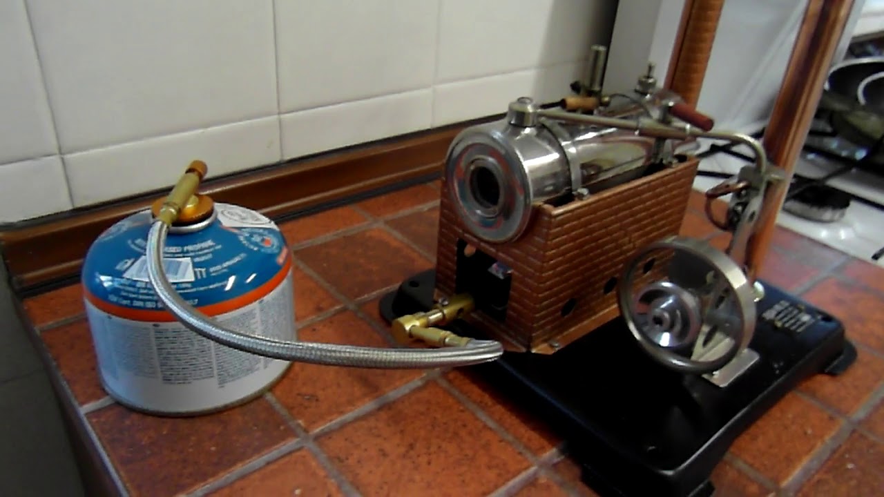 Jensen 70 first run on gas - YouTube