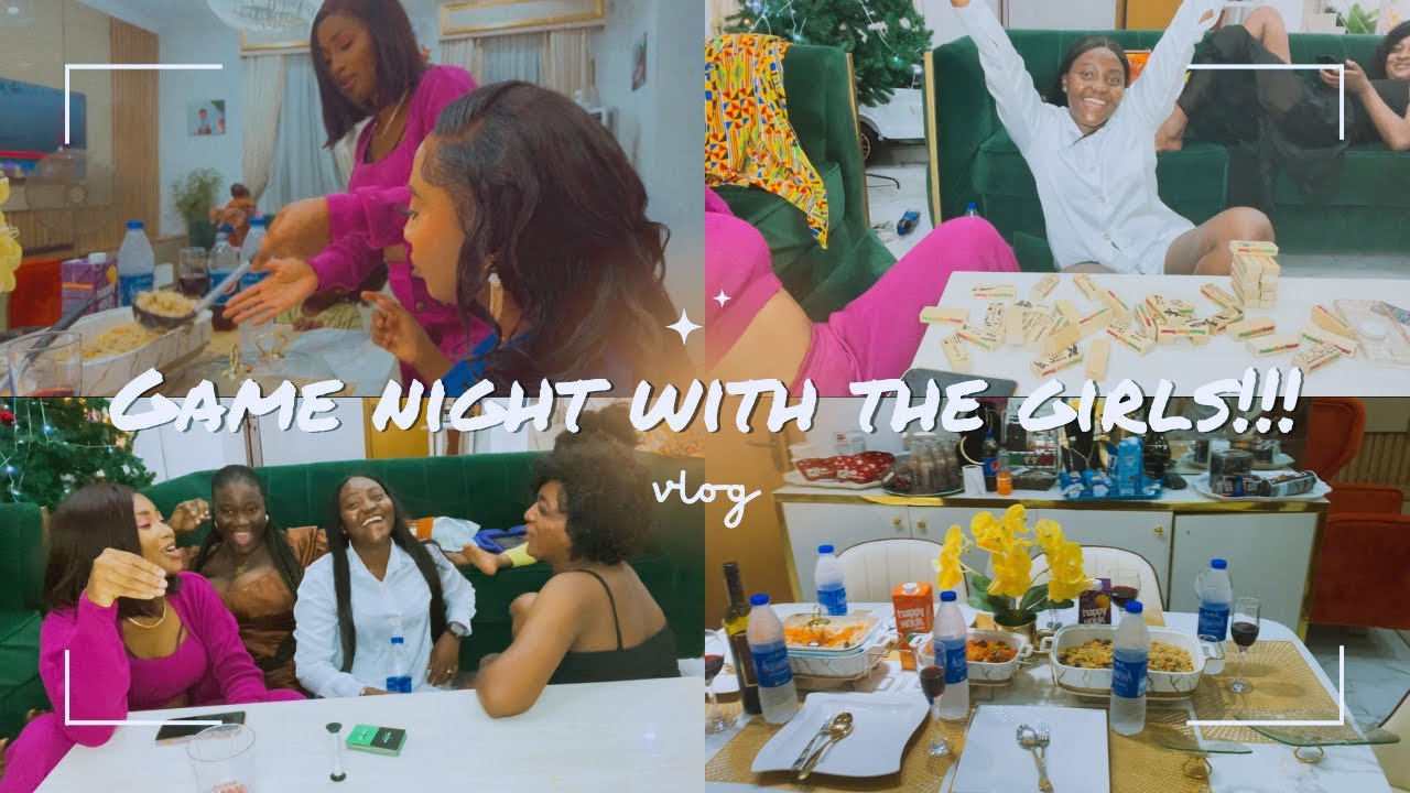 Chaotic Game Night with my friends | Color Theme Party, Hilarious Song ...