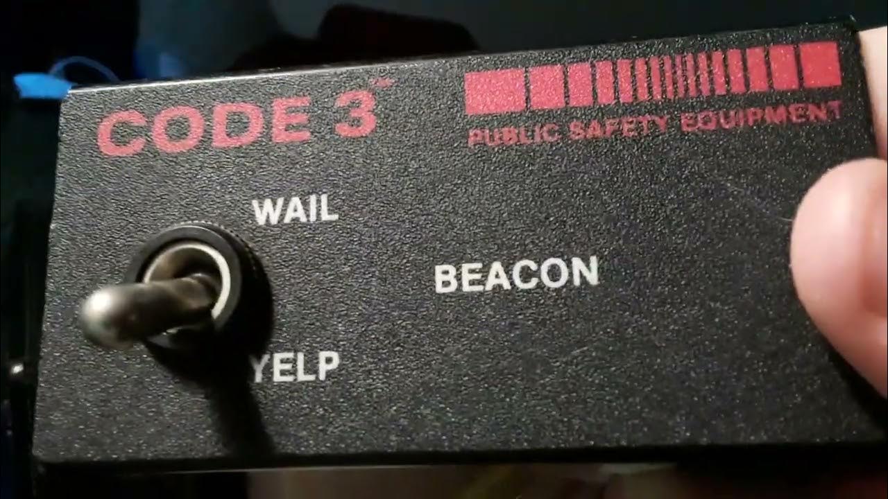 code 3 model 3000 siren demo - YouTube