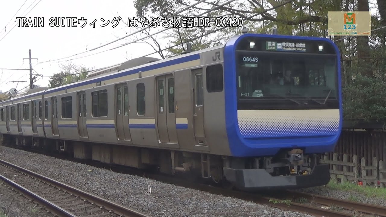 横須賀線E235系1000番台F-01編成+E235系1000番台J-12編成JO08･JS08北鎌倉～JO09･JS09大船間【はやぶさ物語】HDR-CX420 - YouTube