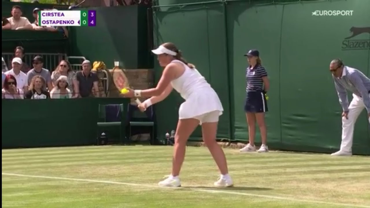 Jelena Ostapenko 🇱🇻 Vs Sorana Cirstea 🇷🇴 Wimbledon Live WTA Tennis ...