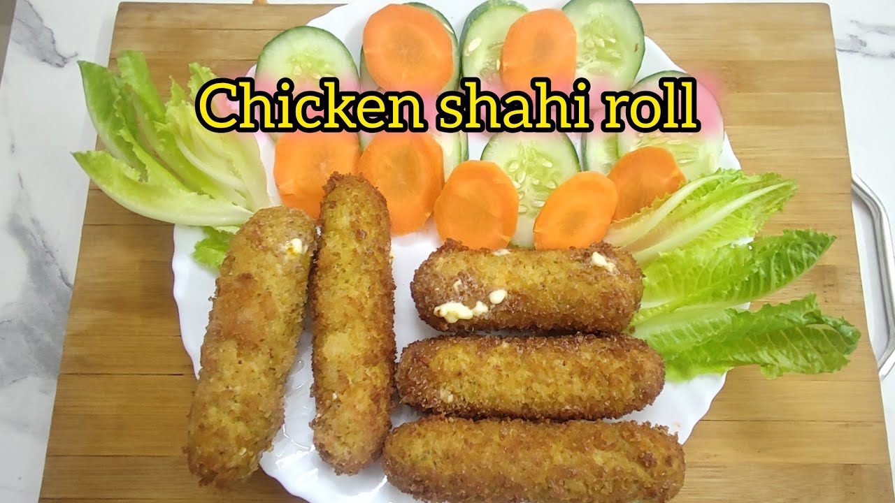 chicken shahi roll| chicken cheese rolls | ramadan special dish ...