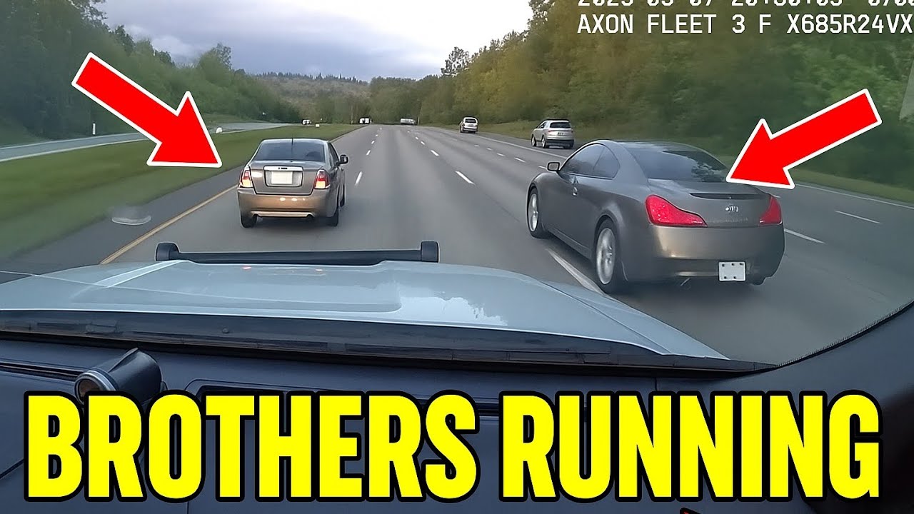 INSANE Two-Car Police Chase! Brothers Team Up to Evade Troopers in ...