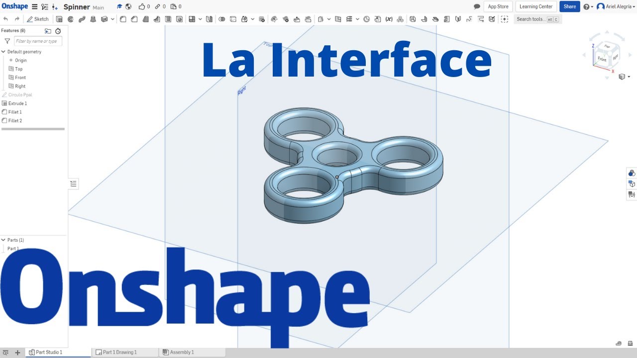 Diseño 3D con Onshape #04 Interface. - YouTube
