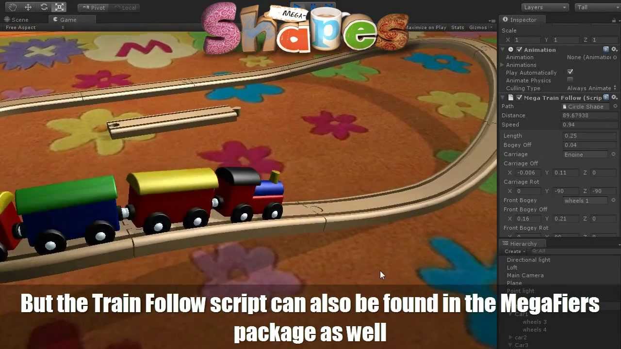 MegaShapes Multi Object path follow - YouTube