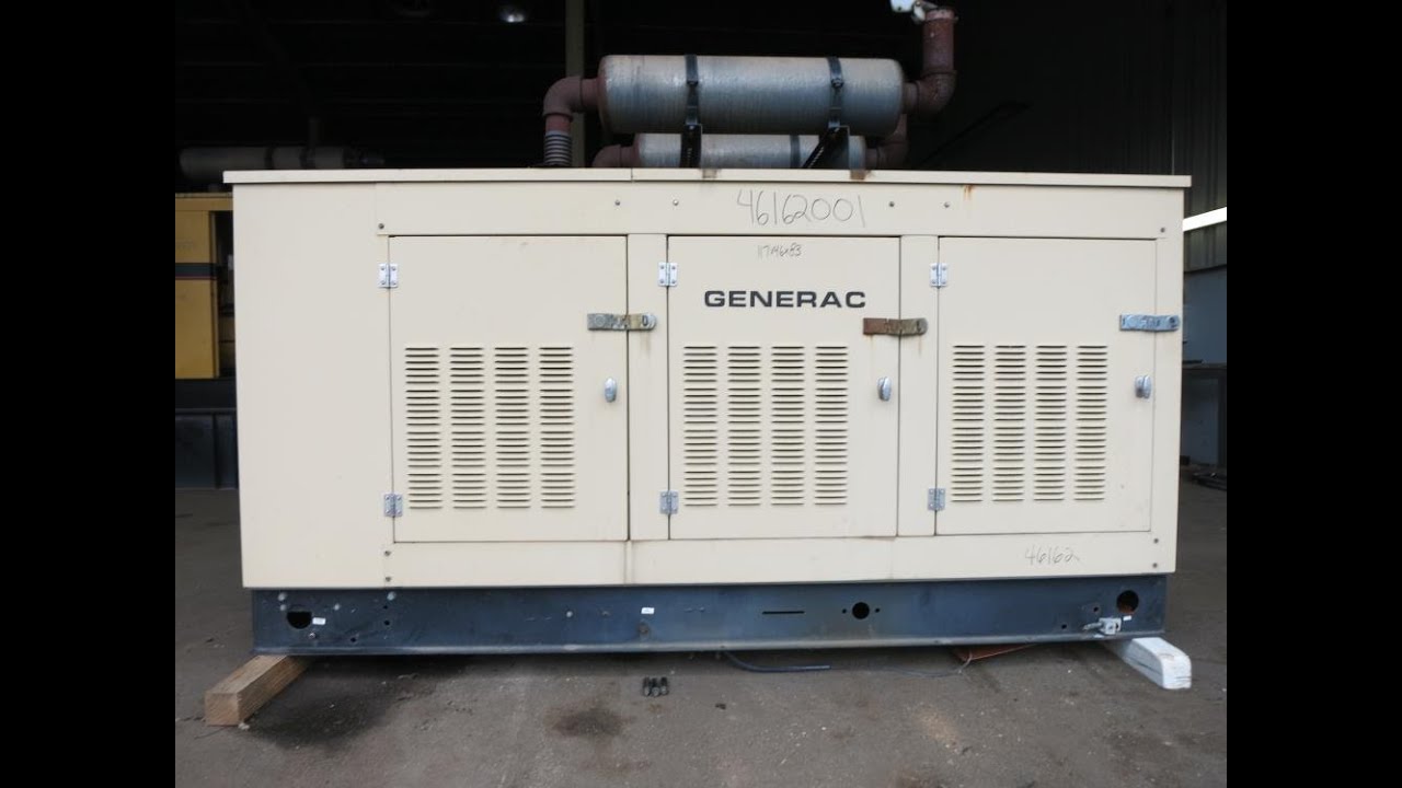 Used- Generac 100kW standby natural gas generator set - Stock ...