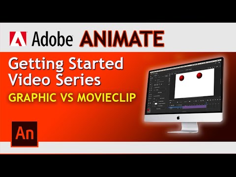 Intro to Adobe Animate | MOVIE CLIPS AND GRAPHIC SYMBOLS | Training ...