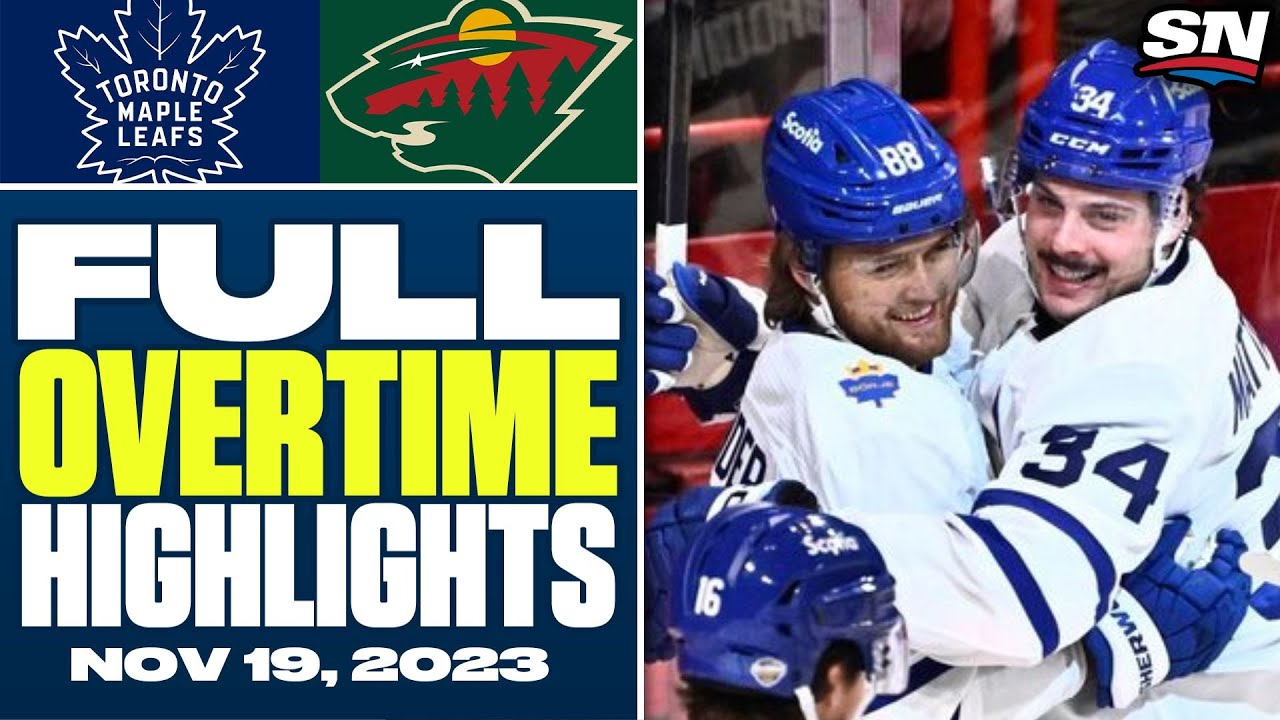 Toronto Maple Leafs at Minnesota Wild | FULL Overtime Highlights ...