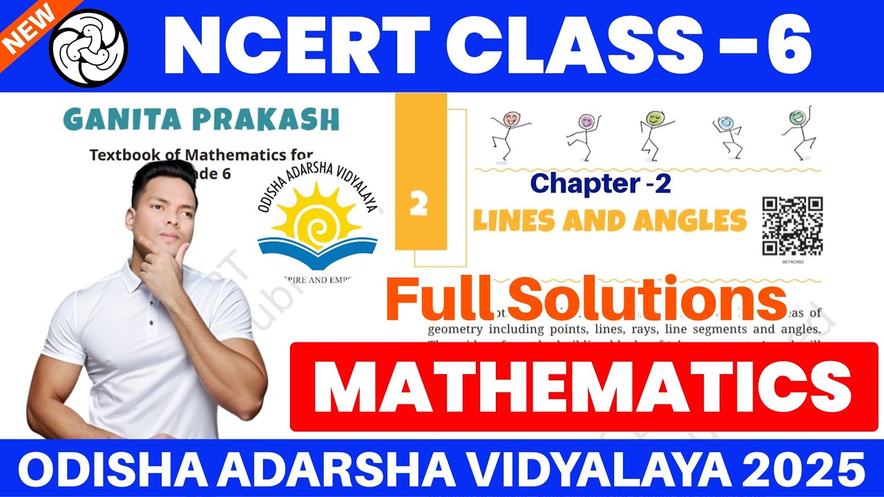 Lines And Angle Class 6 Math Chapter 2|NCERT Class6 Math Chapter 2|OAV ...