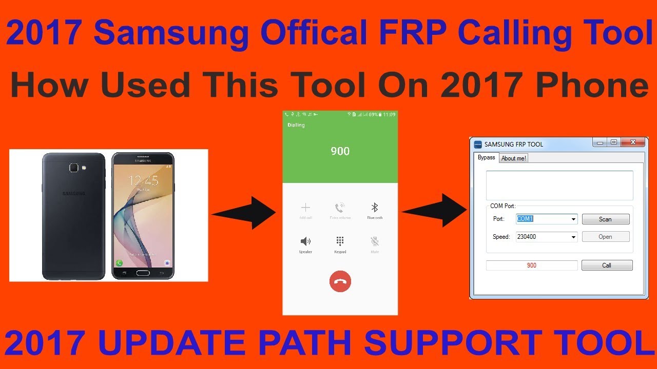 2017 Samsung Offical FRP Calling Tool -How Used This Tool On 2017 Phone ...