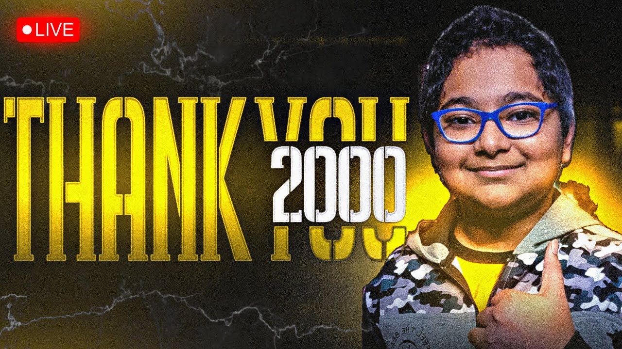 🔴LIVE - THANK YOU For 2K SUBSCRIBERS ️ ️ ️ ️ | CODM LIVE | FACECAM ...
