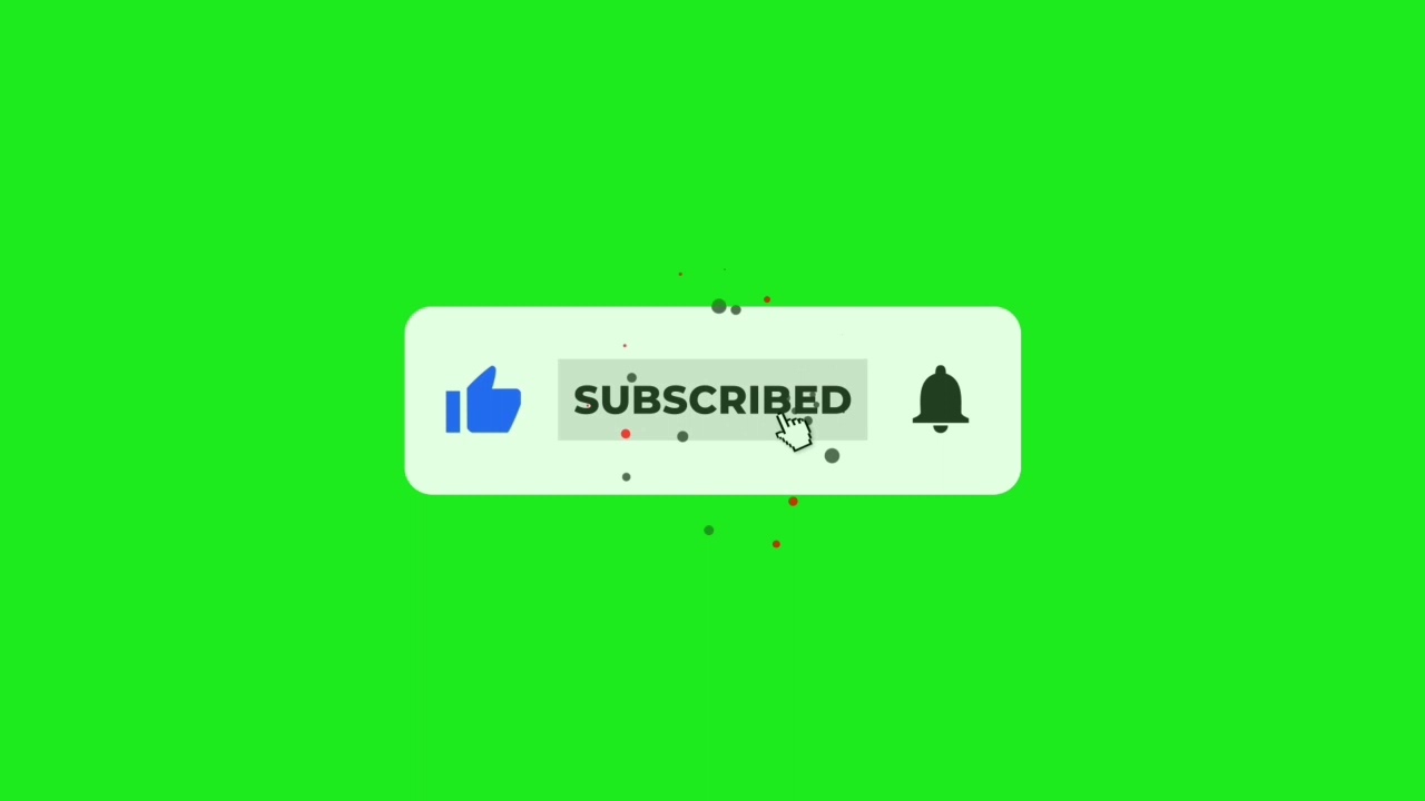subscribe button । subscribe button green screen । subscribe black ...