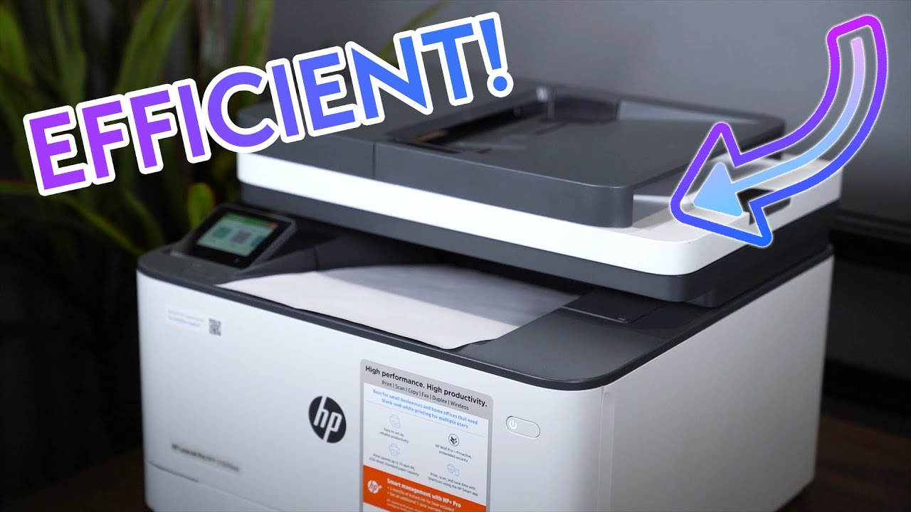 This printer prints 33 pages every MINUTE! (HP LaserJet Pro MFP 3102fdw ...