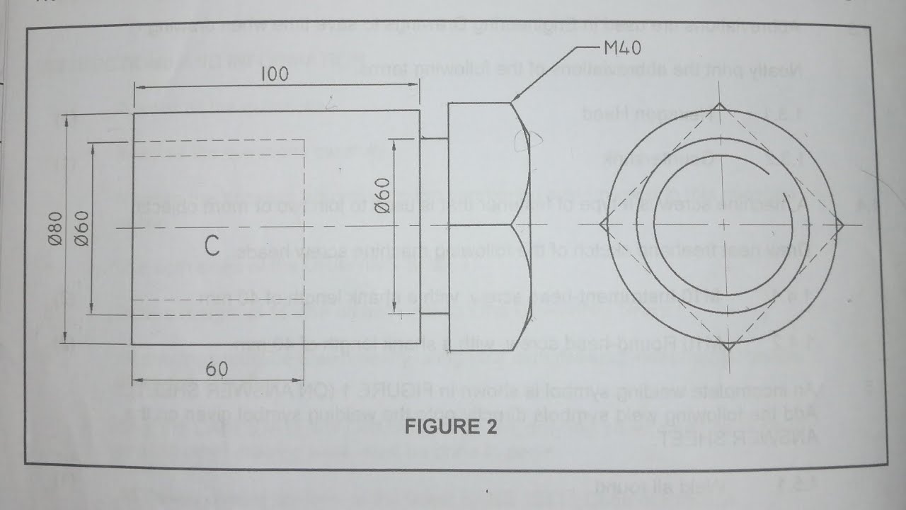 Highlight 4:49 - 9:49 from Engineering Drawing N2 Corrections ! - YouTube