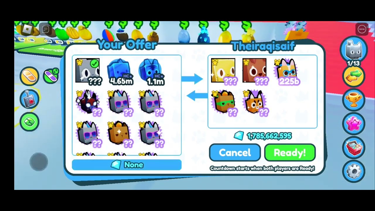 Pet Sim X Trading Montage #2 Road to full team of huge pumpkin cats ...