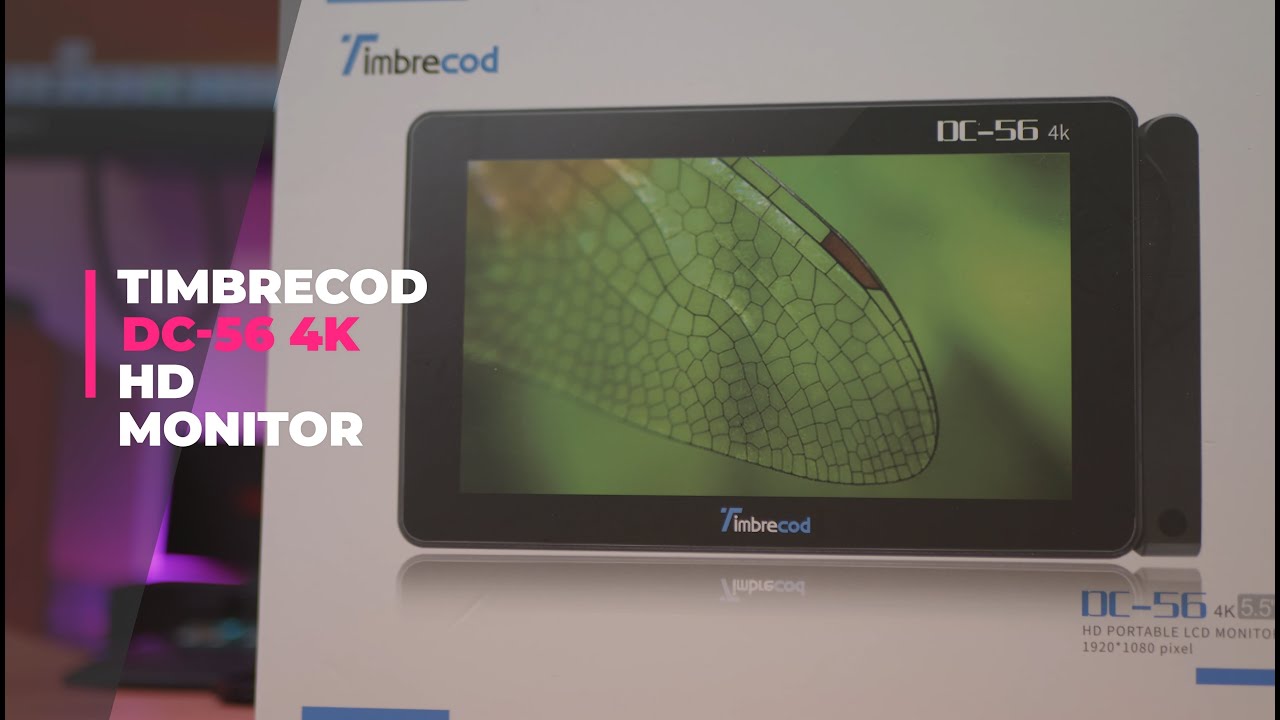 Timbrecod DC 56 4K Monitor. Best DSLR Monitor with internal battery ...