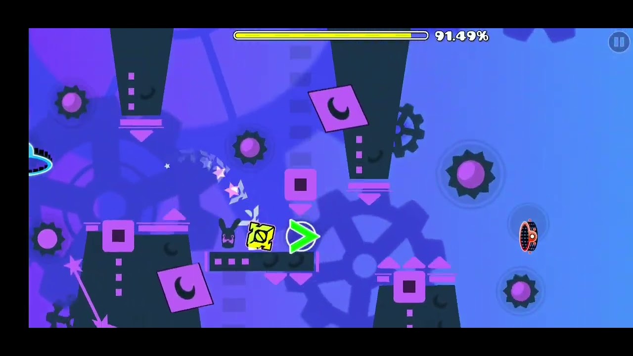 Geometry Dash Harder(★6)-Bwaaaaaaa by SnowEye, 3 coins - YouTube