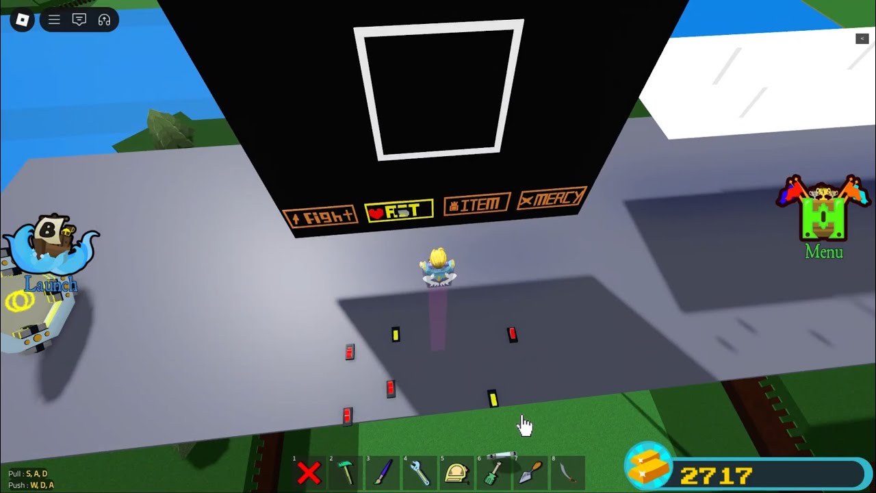 Undertale fight in babft update 3 - YouTube